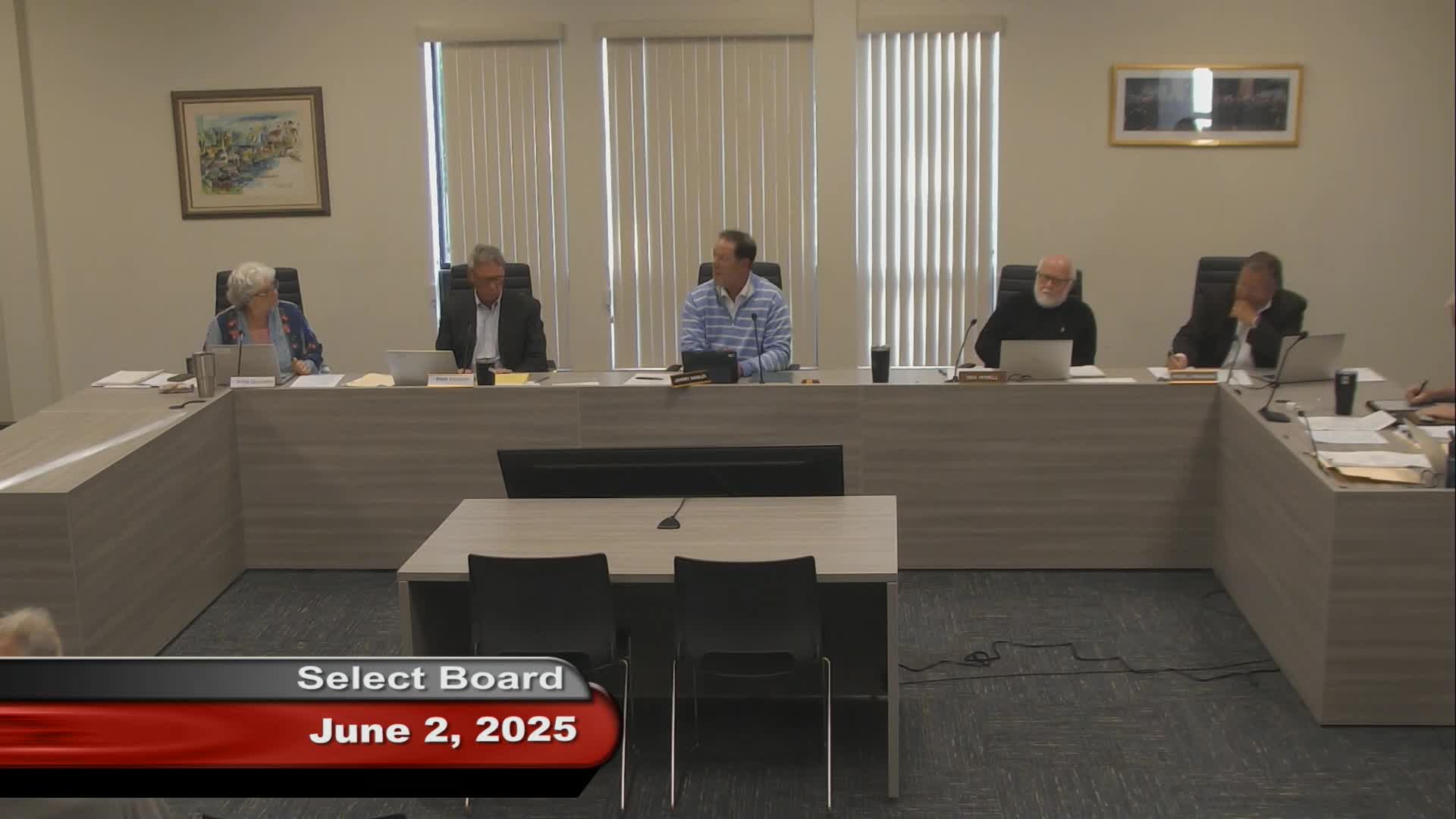Select Board June 2 2025